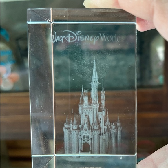 Disney | Accents | Disney Cinderellas Castle Holographic Laser Cube ...